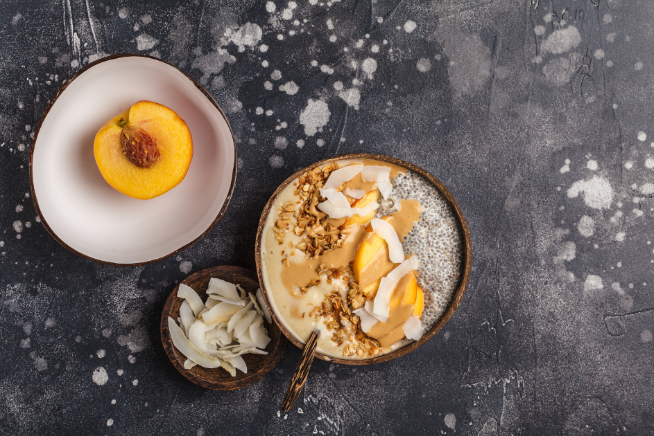 Peach Chia Pudding - Dr. Meg Mill